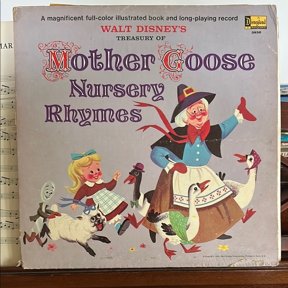 Media | Walt Disneys Mother Goose Nursery Rhymes Treasury | Poshmark